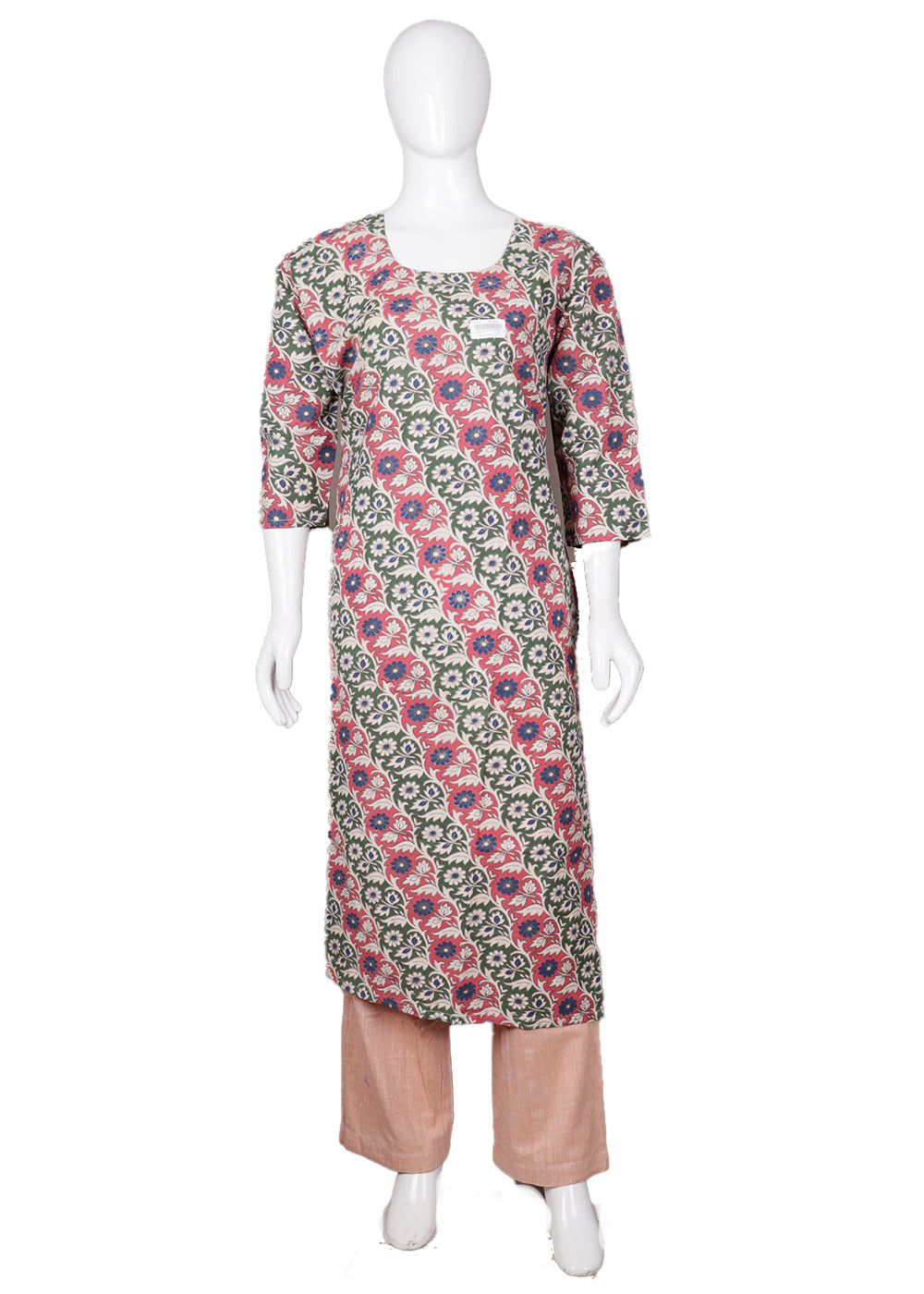 Handloom kalamkari long top – TGSCO Handlooms